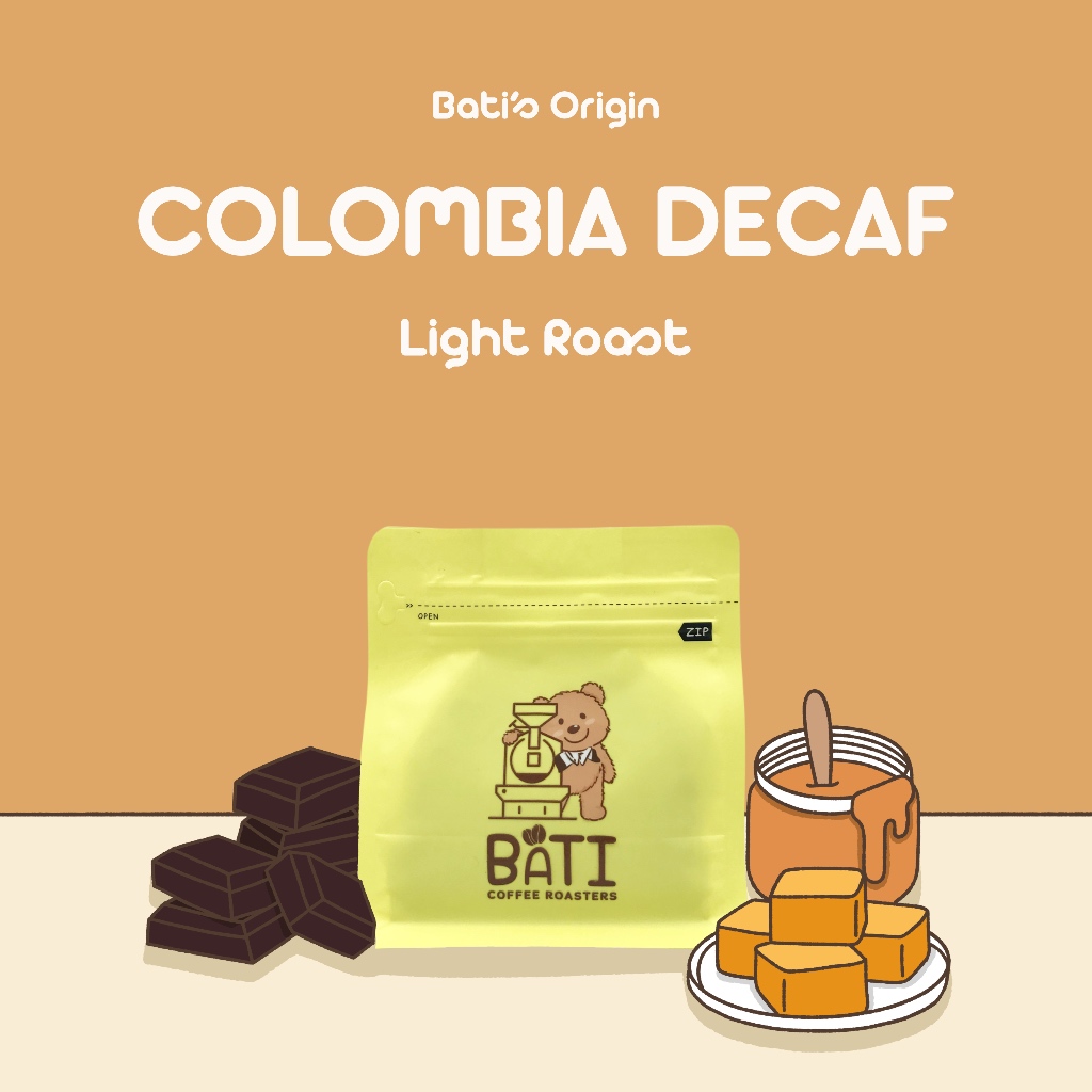 [NEW] Bati Coffee Roasters เมล็ดกาแฟ คั่วอ่อน - BATI'S COLOMBIA DECAF ...