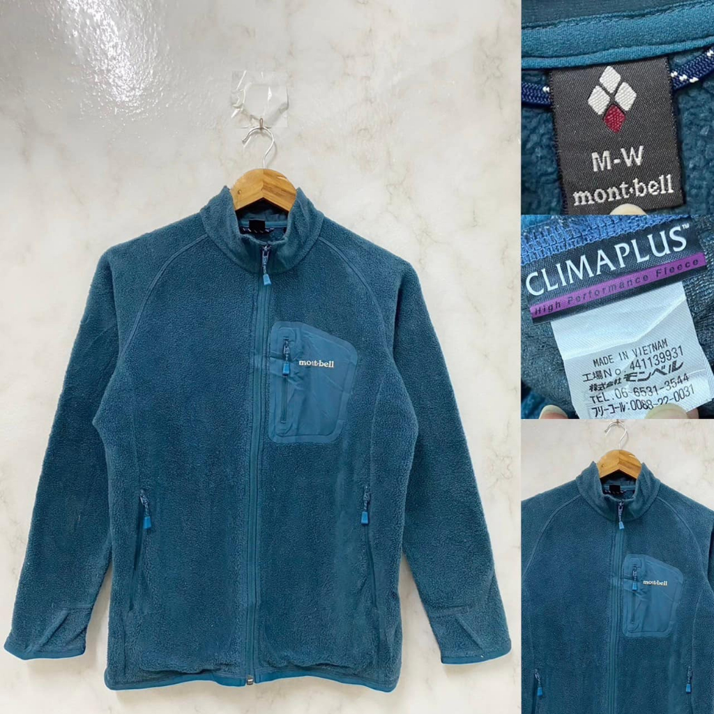 เสื้อแจ๊คเก็ต พรีส กันหนาว montbell CLIMA PLUS (40) | Shopee Thailand