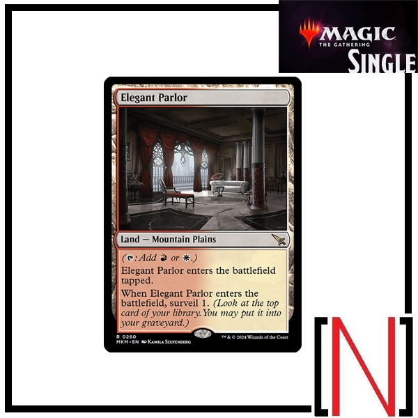 [MTG][Single][MKM] Elegant Parlor ระดับ Rare [ภาษาอังกฤษ] | Shopee Thailand