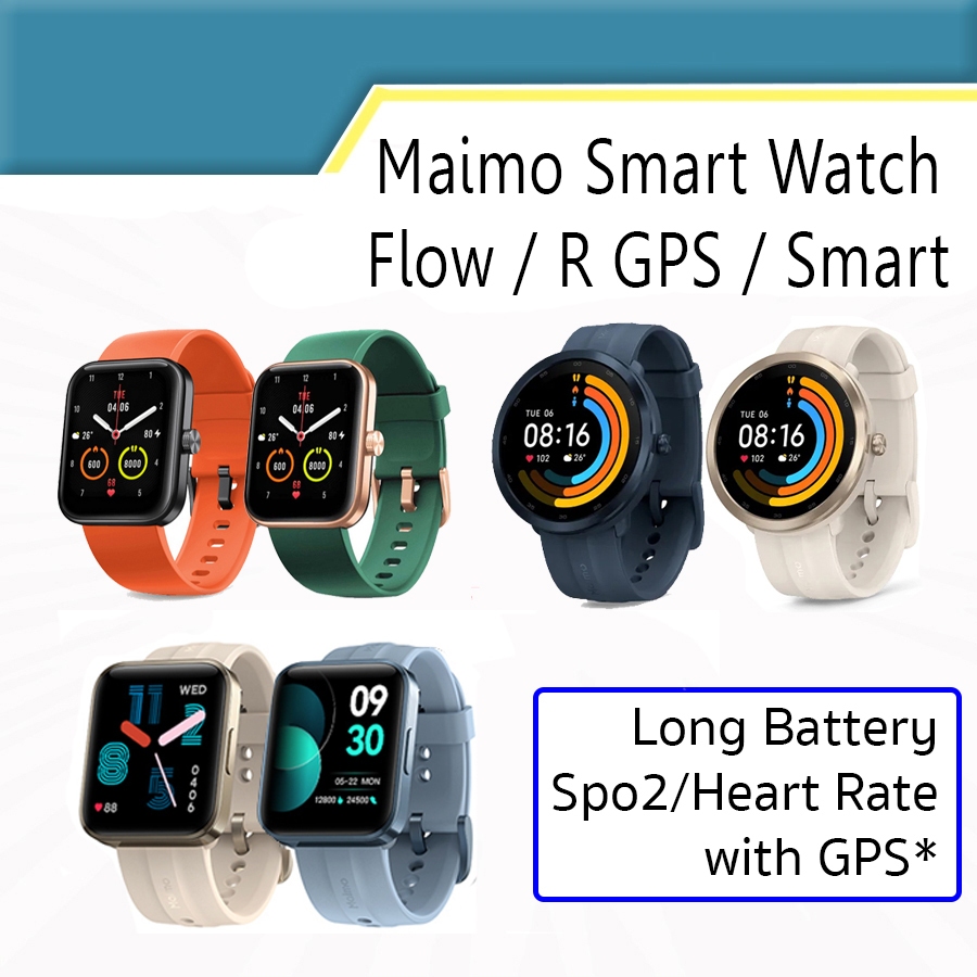Maimo Smartwatch Premium / Flow AMOLED / R GPS นาฬิกาอัจฉริยะ Spo2 วัด ...