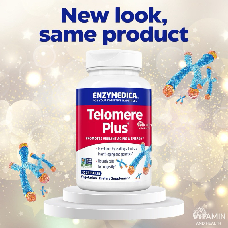 พร้อมส่ง (มีโค้ดลด)⚡️เทโลเมียร์ Enzymedica, Telomere Plus, 30 Capsules | Shopee Thailand