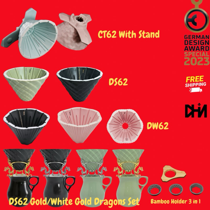 พร้อมส่ง DS62 - DW62 - CT62 Dragon Scale / Dragon Whisker Dripper ดริป ...