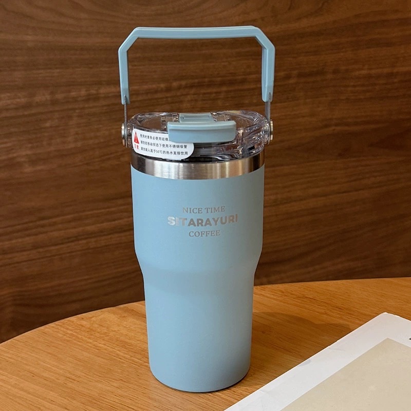 แก้วเก็บอุณหภูมิ SITARAYURI ขนาด 600 900 1200 ML แถมยางรองแก้วและสติกเก ...