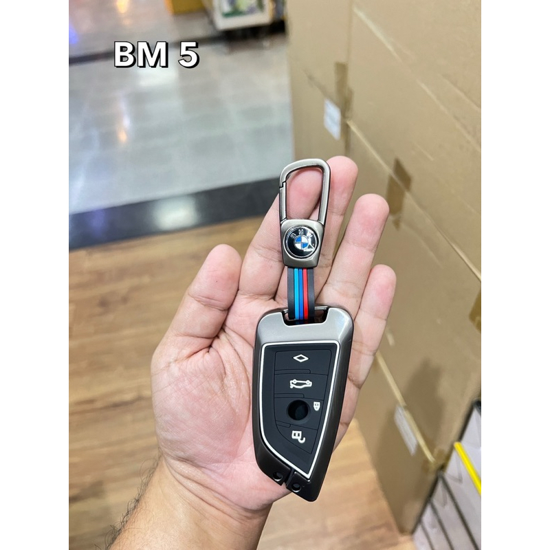 Key case BMW เคสโลหะพร้อมพวงตรงรุ่น G06, F15, F48, F45, G30, G01, G12 ...