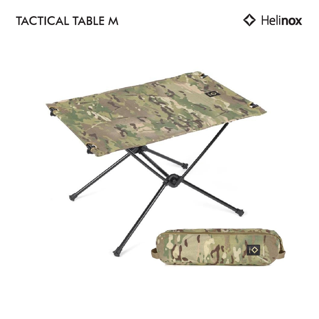 Helinox Tactical Table M โต๊ะสนาม,แคมป์ปิ้งสไตล์แทคติคอล พื้นโต๊ะแข็ง เบา พับเก็บได้ ประกอบง่าย ...