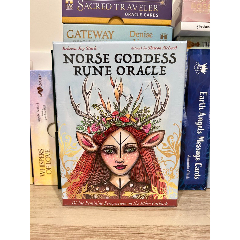 ไพ่ออราเคิลแท้ Norse Goddess Rune Oracle: Divine Feminine Perspectives on the Elder Futhark ...