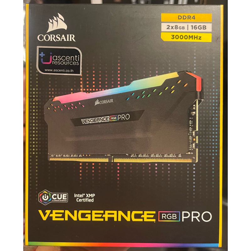 (มือ2) RAM DDR4 CORSAIR VENGEANCE PRO RGB (8GBx2) 16GB BUS3000 | Shopee ...