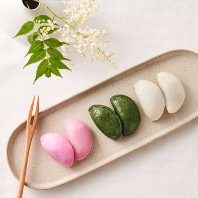 พร้อมส่ง 바람떡 ขนมต๊อกเกาหลี ไส้ถั่วแดง ขนมเกาหลี Yayang Puffy Rice Cake ...