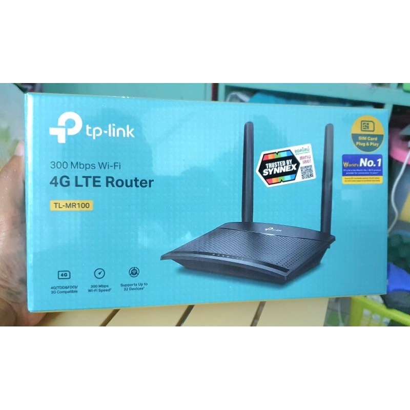 Tp-Link MR100 300Mbps 4G LTE Router | Shopee Thailand