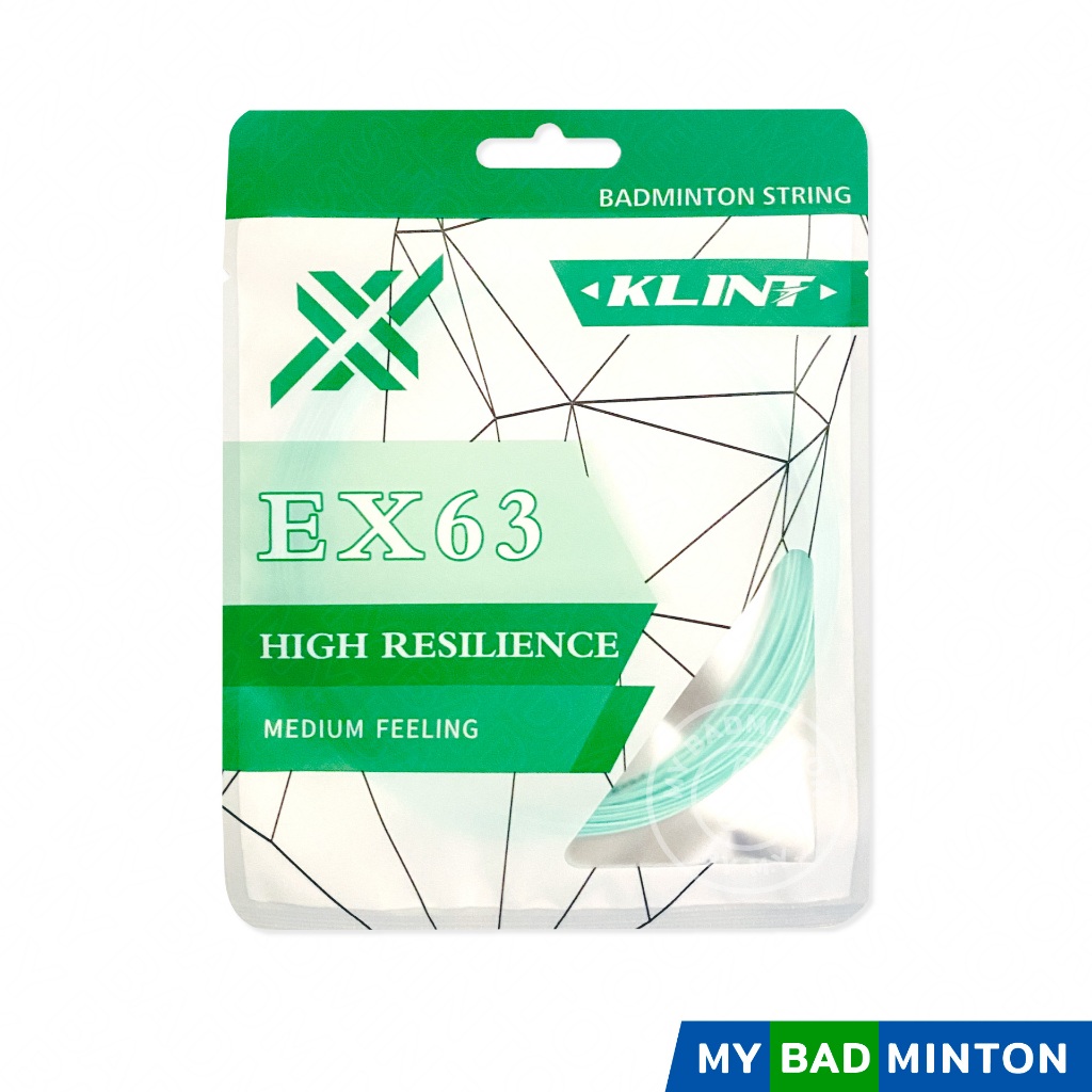 [New😍] เอ็นแบดมินตัน KLINT รุ่นEX63 [Medium Feeling] เอ็นเส้นเล็กพิเศษ ...
