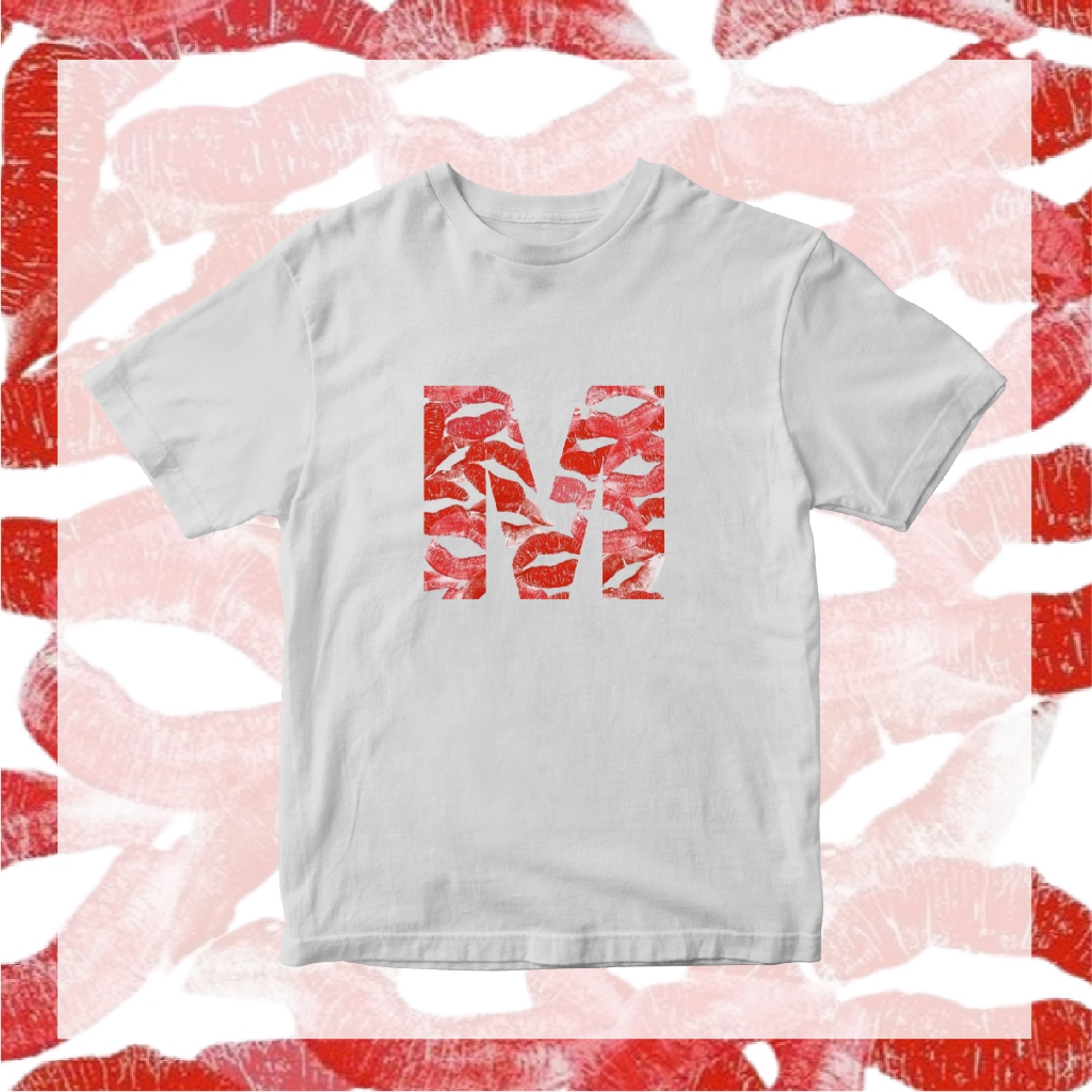 เสื้อรอยจุ๊บ Kiss T-shirt เนื้อผ้า cotton100% ของขวัญให้แฟน ของขวัญให้เพื่อน ของขวัญวันครบรอบ ...