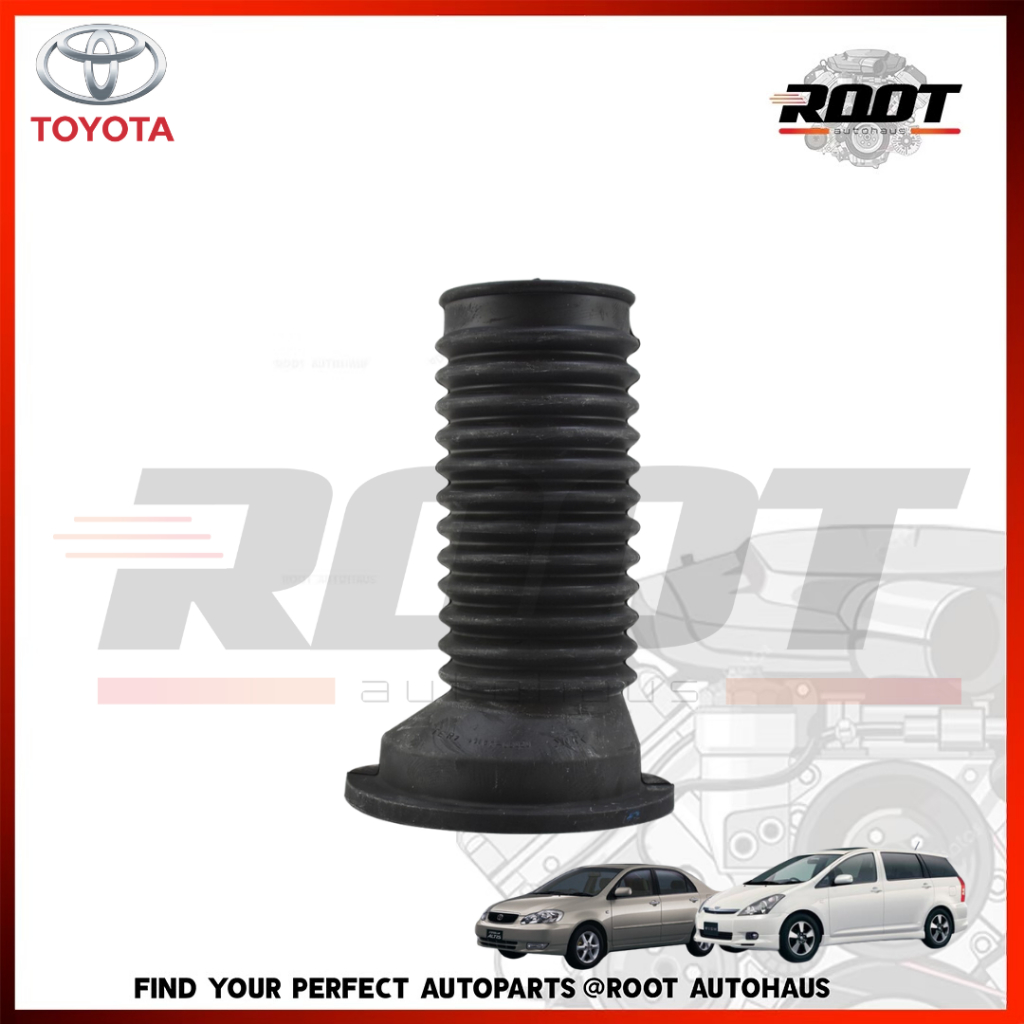 ยางกันฝุ่นโช๊คอัพหน้า TOYOTA ALTIS ปี 02-15 / WISH ปี 04-06 ZZE121 122 141 142 เบอร์ 48157-02020 ...
