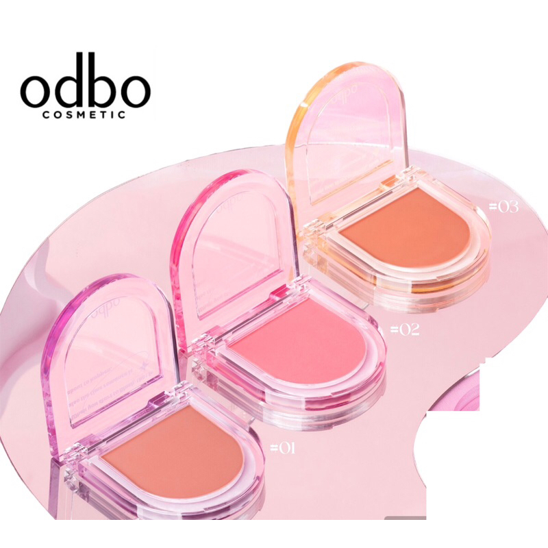 Odbo Romance Mood Blush โอดีบีโอ โรแมนซ์ มู้ด บลัช ขนาด 2.8 กรัม OD1319 | Shopee Thailand