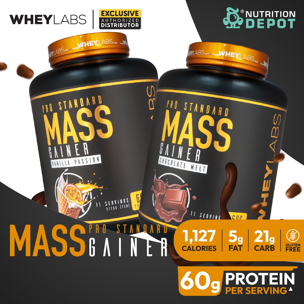 Whey Labs Mass Gainer 7lbs - เวย์โปรตีนเพิ่มน้ำหนัก | Shopee Thailand