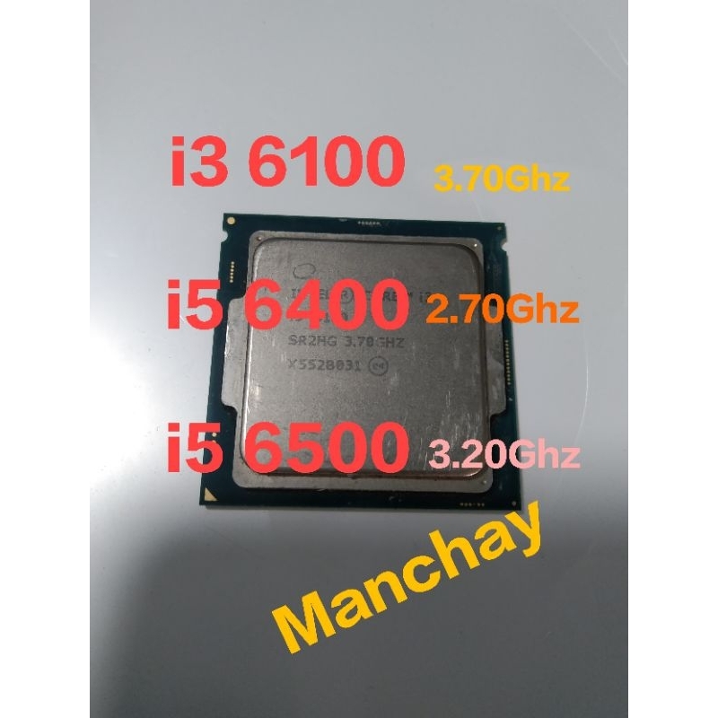 CPU i3 6100 CPU i5 6400 CPU i5 6500. สินค้ามือสอง | Shopee Thailand