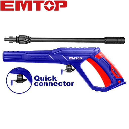 EMTOP ปืนฉีดน้ำแรงดันสูง รุ่น EHPS0101 สำหรับเครื่องฉีดน้ำเหมาะสำหรับ ...