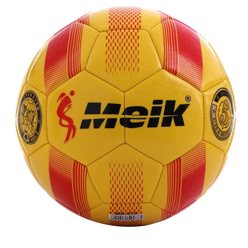 ลูกฟุตบอล Meik4 หนังเย็บ มี ขนาดมาตรฐานSize5 หนัง PU นิ่ม ทำความสะอาดง่าย ฟุตบอลมาตารฐาน ...