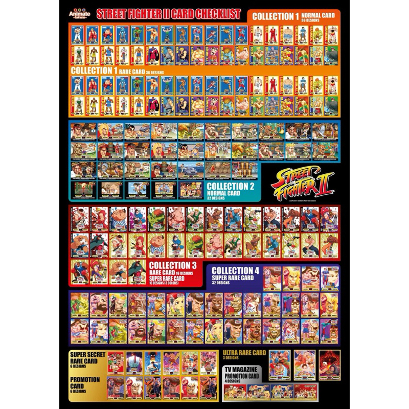STREET FIGHTER II Card Collection 1 Rare Card | Shopee Thailand