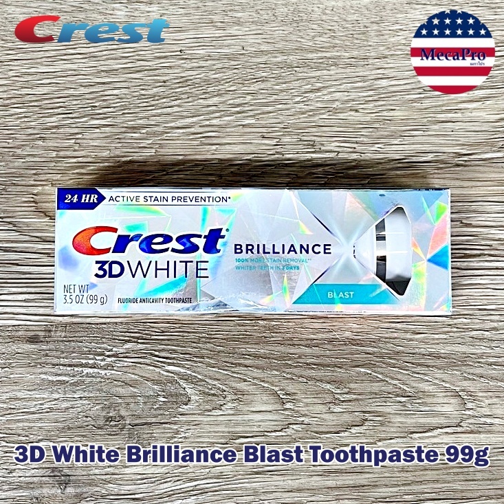 Crest® 3D White Brilliance Blast Toothpaste 99g เครสต์ ยาสีฟันไวท์เทน ...