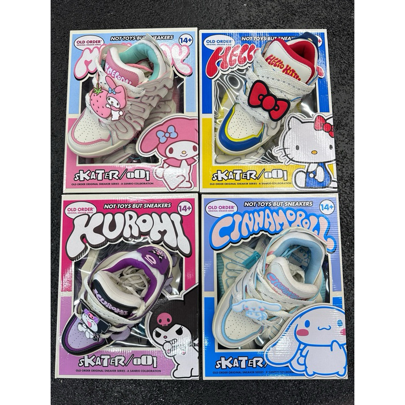 Oldorder X Sanrio Kuromi Skater 001 KUROMI Bread Skateboard Shoes ...