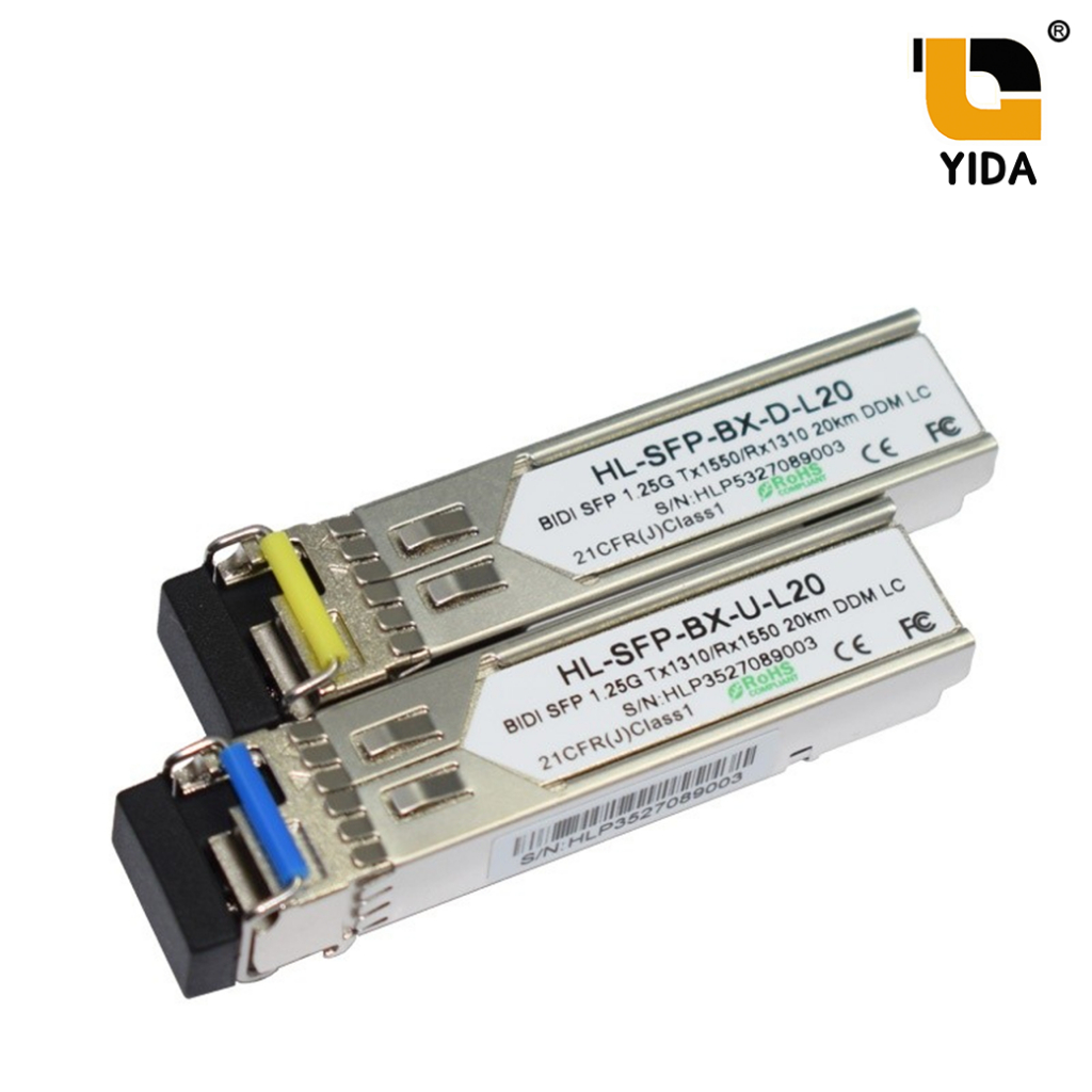 มีเดีย SFP Media Converter gigabit ตัวแปลงสายไฟเบอร์เป็นแลน โมดูล sfp ...