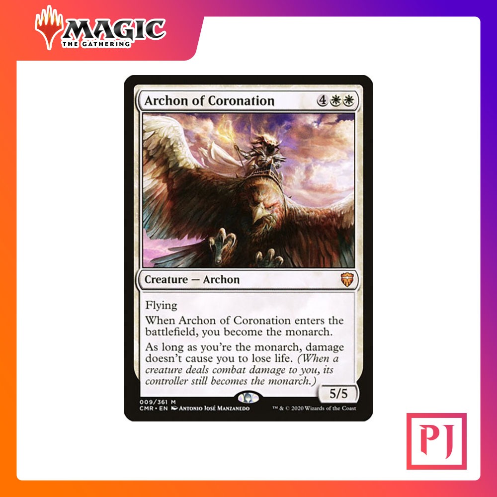 [MTG] Archon of Coronation [CMR] [WHITE] [MYTHIC] [NORMAL] [ENG] (การ์ด ...