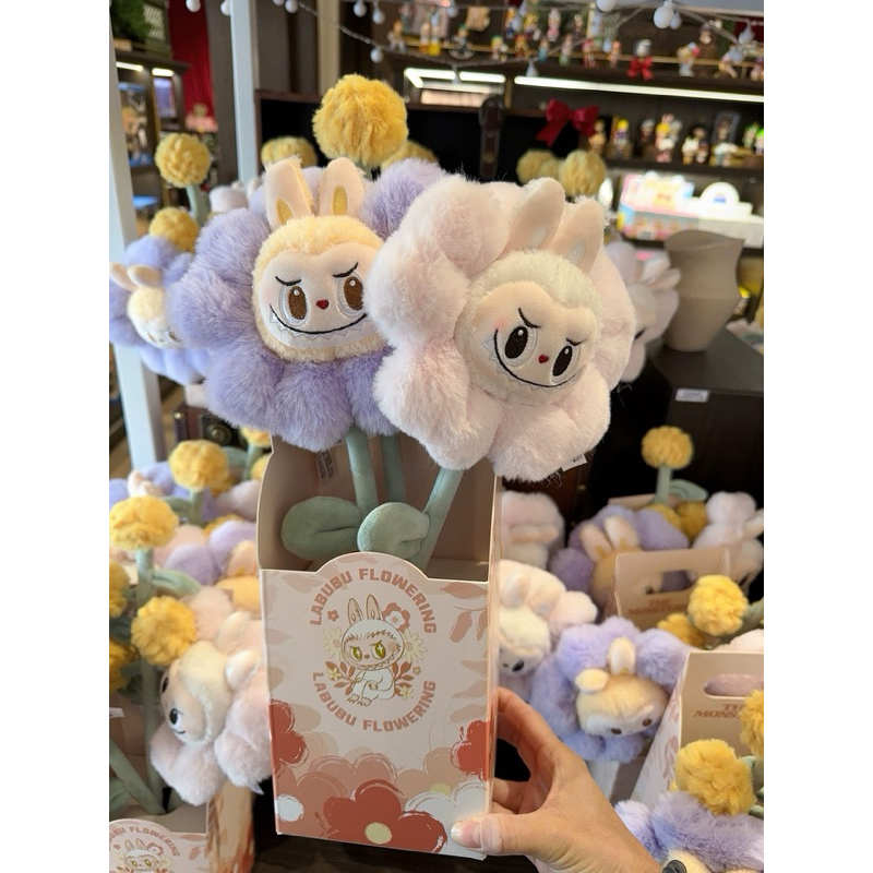 ของแท้ Labubu Flower Popmart ดอกไม้ลาบูบู้ ดอกไม้ ตุ๊กตา เลือกแบบได้ ...