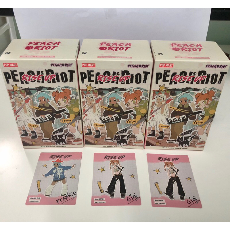 peach riot popmartเลือกตัวได้ frankie และ gigi | Shopee Thailand