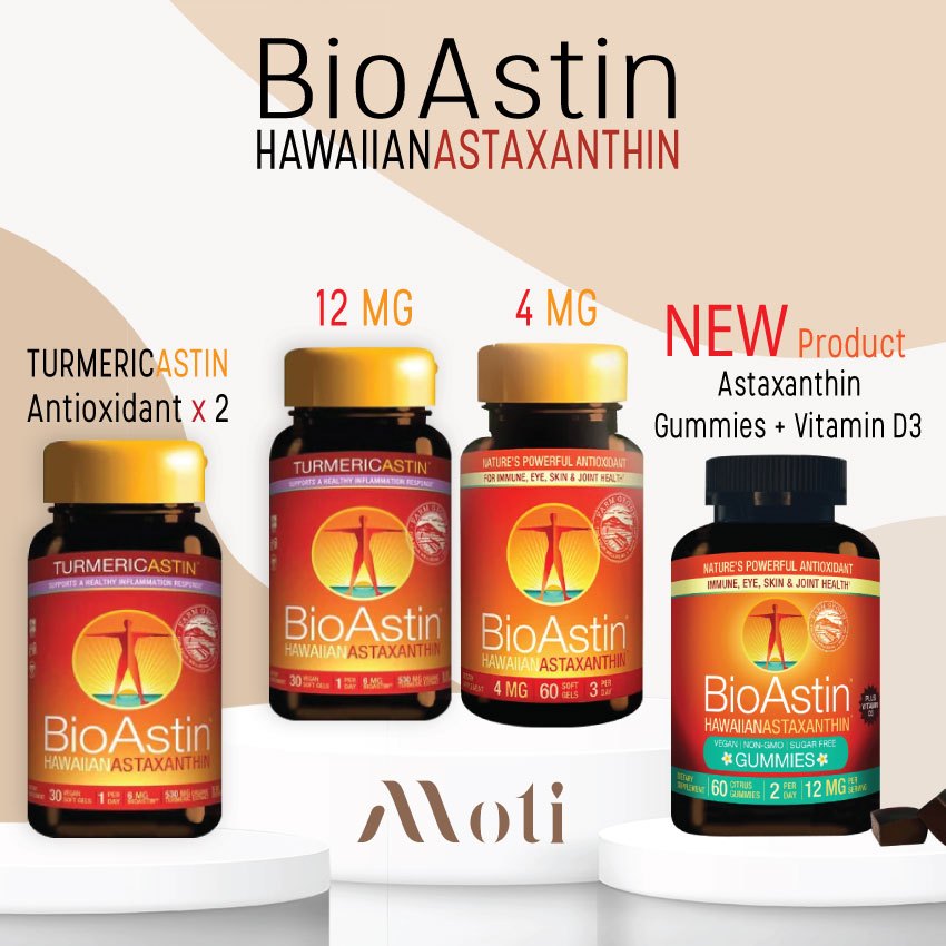 Nutrex Bioastin Astaxanthin สาหร่ายแดง 12 mg 50 เม็ด และ 4 MG 60 เม็ด ...