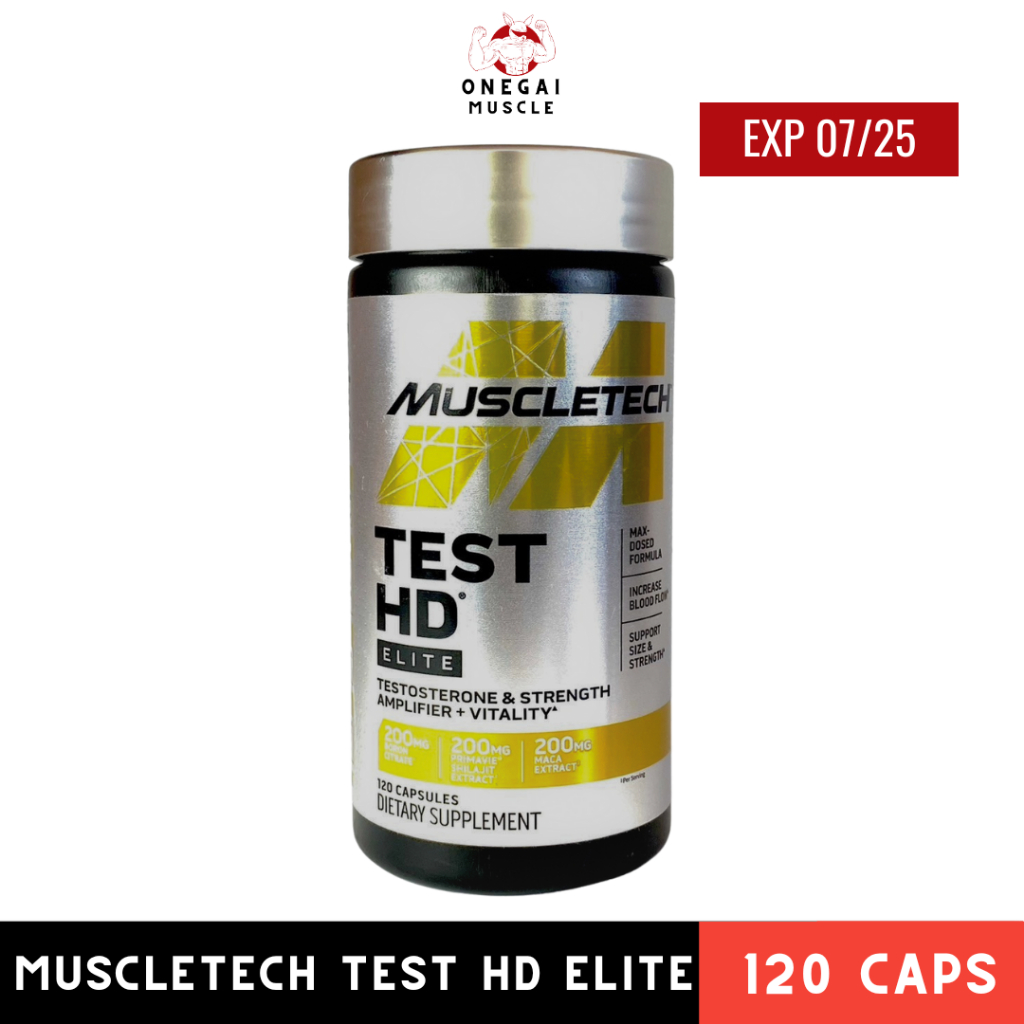MuscleTech Test HD Elite 120 Capsules | Shopee Thailand