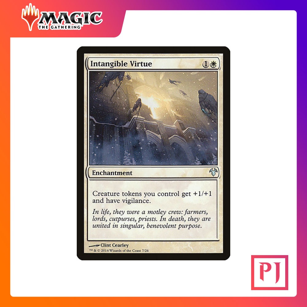 [MTG] Intangible Virtue [MD1] [WHITE] [UNCOM] [NORMAL] [ENG] (การ์ดเม ...