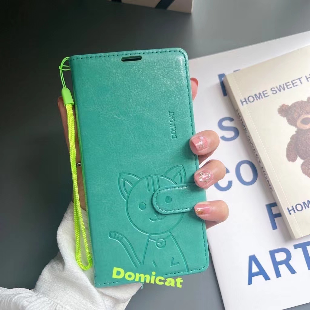 เคส ฝาพับ Domicat รุ่น Y30 Y50 V11i V17 Y81 y83 y81i Y71 Y53 Y55 Y95 ...