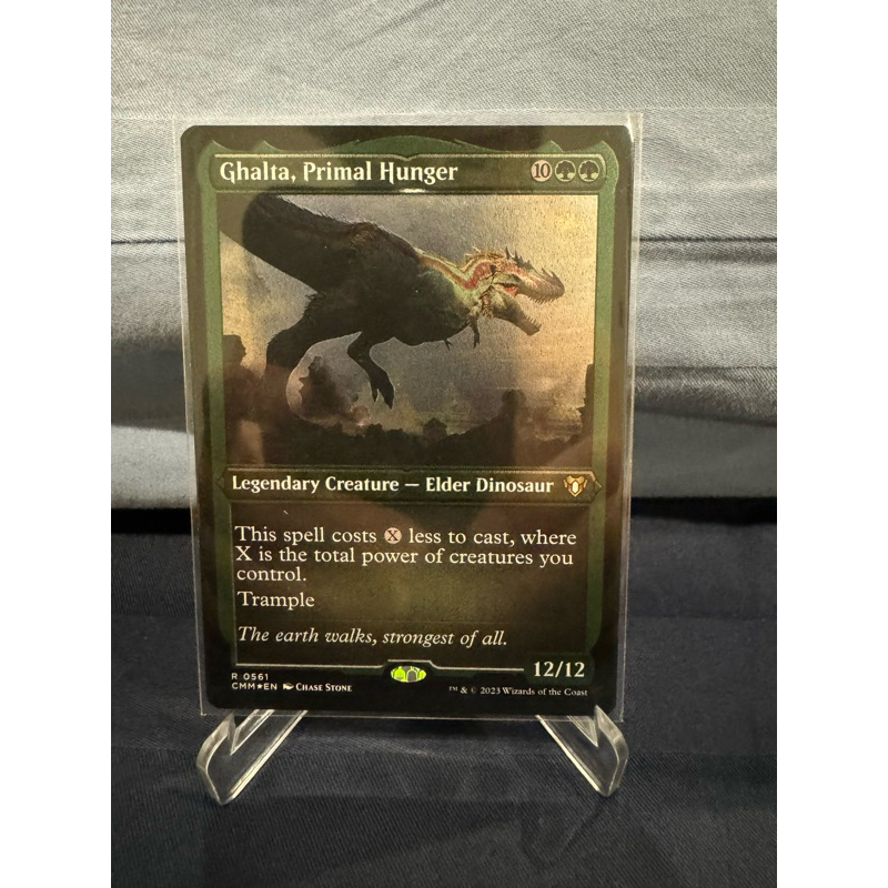MTG Commander Masters Variants Foil: Ghalta, Primal Hunger (Foil Etched ...