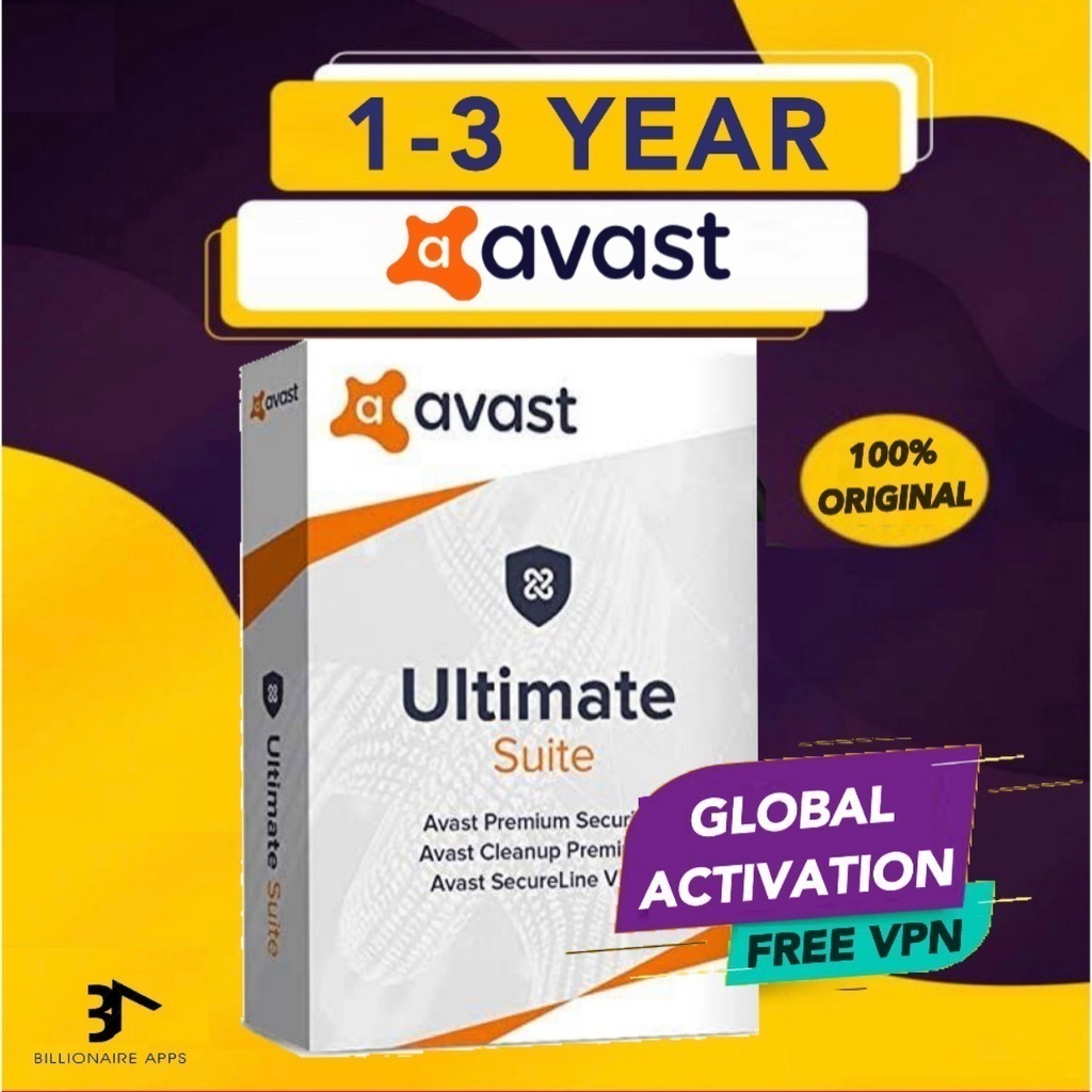 Avast Premium Security Ultimate Suite 1 - 3 Year LATEST VERSION ...