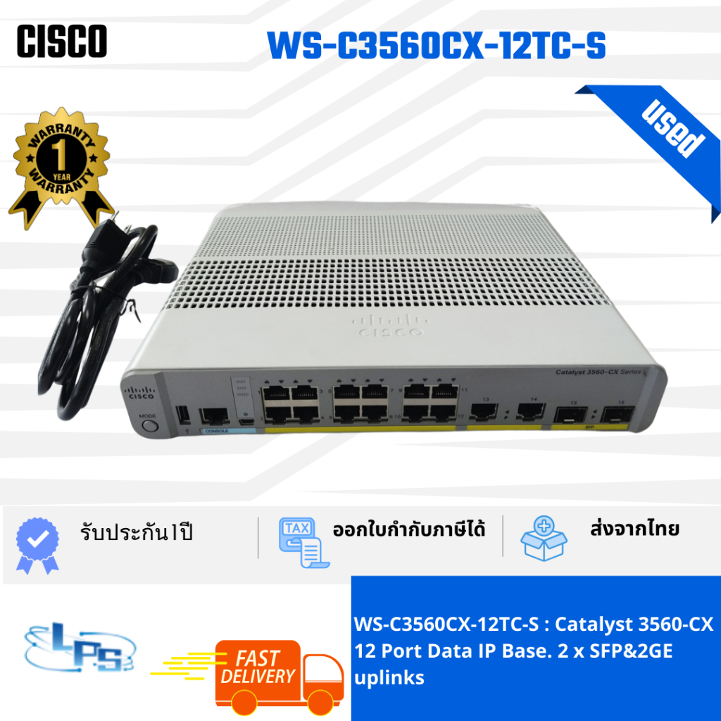 Ws C3560cx 12tc S Catalyst Compact Switch Cisco Catalyst 3560 Cx 12 Port Compact Switch Layer 3