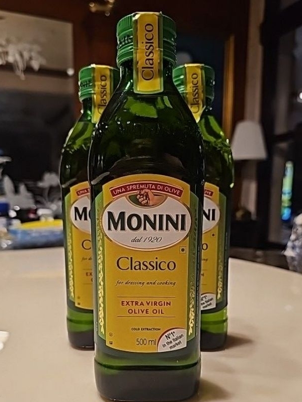 [1ขวด] โมนีนี่ คลาสสิโค เอ็กซตร้า เวอร์จิ้น โอลีฟออยล์ 500มล Monini Classico Extra Virgin Olive ...