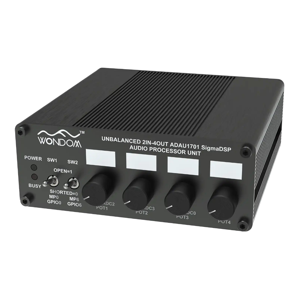 Wondom Dsp, Unbalanced 2-In, 4-Out ADAU1701 DSP Preamp 2-Way Digital Crossover | Shopee Thailand