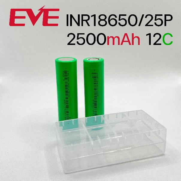 ถ่านชาร์จ 18650 EVE INR18650/25P 2500mAh จ่ายกระแส 12C ความจุเต็ม !!!!!!! (ราคาต่อ 1 ก้อน ...