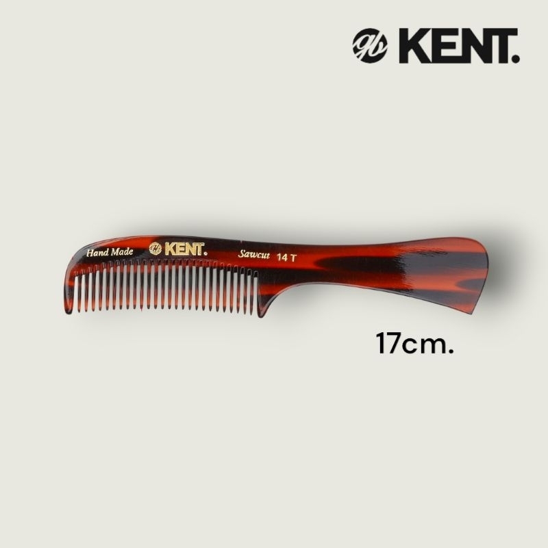 หวีด้าม KENT รุ่น 14T RAKE COMB – หวีซี่ห่างแฮนด์เมด จขนาด 17 ซม ...