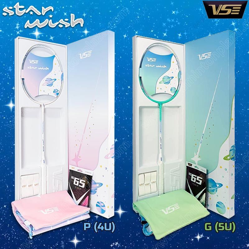 ของแท้ 💯% 】สีใหม่! ไม้แบดมินตัน วีเอส STAR WISH ชุดพิเศษ BOX SET (STAR ...