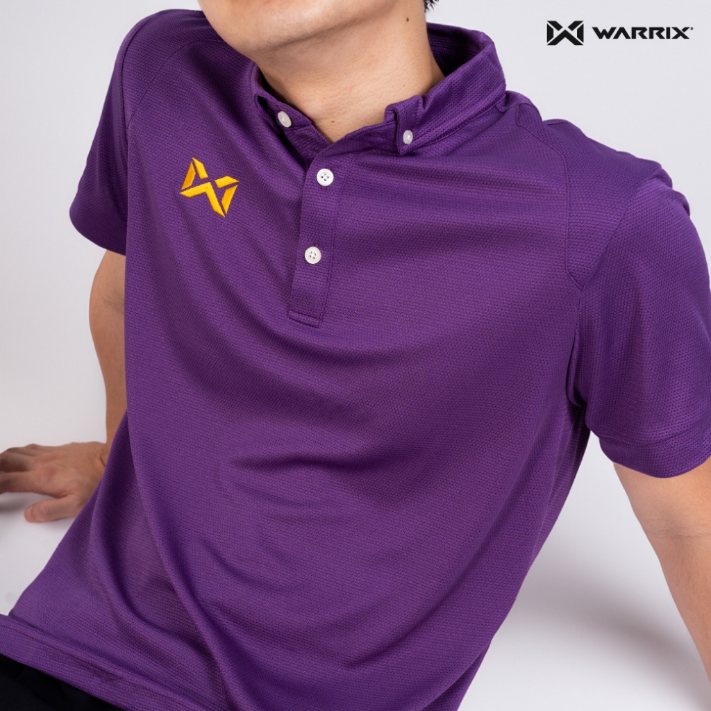 เสื้อโปโล WARRIX รุ่น 3315N Warrix Classic Polo สีม่วงVV | Shopee Thailand