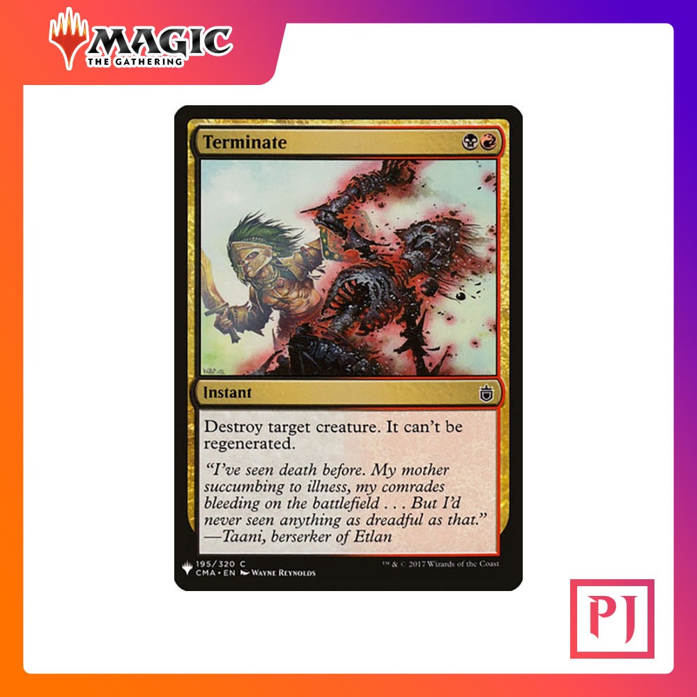 [MTG] Terminate [CMA] [MULTI] [COMMON] [NORMAL] [ENG] (การ์ดเมจิค ...