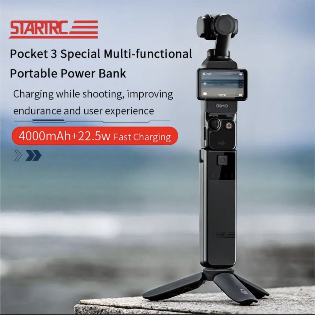 STARTRC Fast Charging Portable 4000mAH Power Bank for DJI Pocket 3 ...