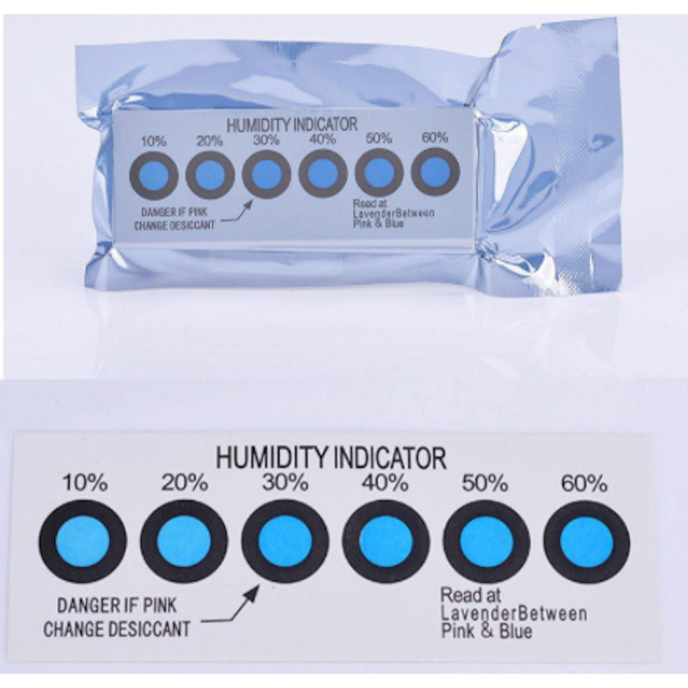 แผ่นวัดความชื้น (Humidity Indicator Card) [ ขายเป็นซอง , 1 ซอง มี 50 ...