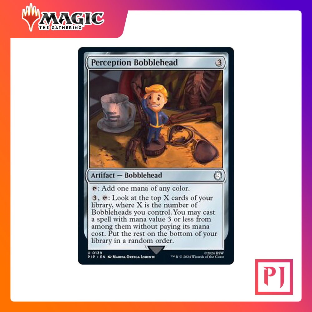 [MTG] Perception Bobblehead - Fallout Commander [PIP] [ARTIFACT] [UNCOM ...