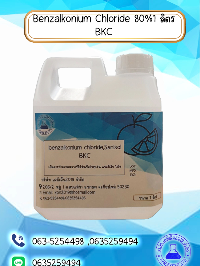 น้ำยาฆ่าเชื้อ (Sanisol RC 80%,BKC 80%,Benzalkonium chloride 80%) 1 ลิตร | Shopee Thailand