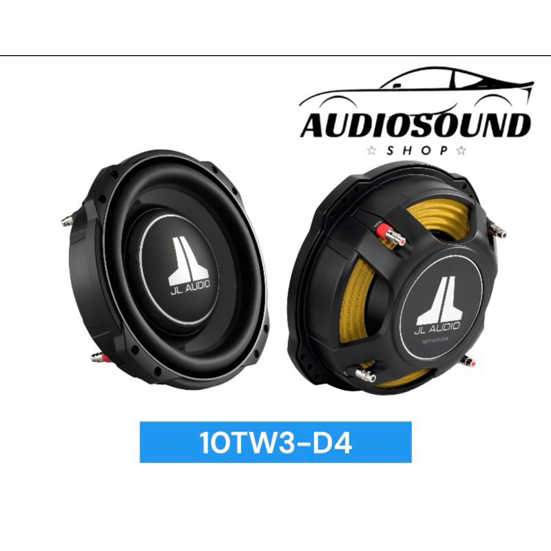 ซับ10นิ้ว JL AUDIO 10TW3-D4 10-inch Dual 4 Ω (1ข้าง) | Shopee Thailand
