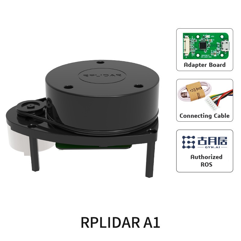 RPLIDAR 360 Degree Laser Range Scanner โมดูลเซนเซอร์ วัดระยะ รอบทิศทาง ...