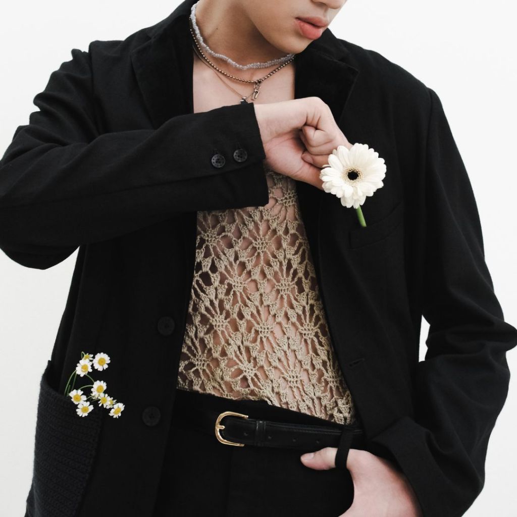 PAINKILLER เพนคิลเลอร์ เสื้อ สูท เบลเซอร์ แจ็คเก็ต แขนยาว แฟชั่นผู้ชาย / PRINCELEY BLAZER ...