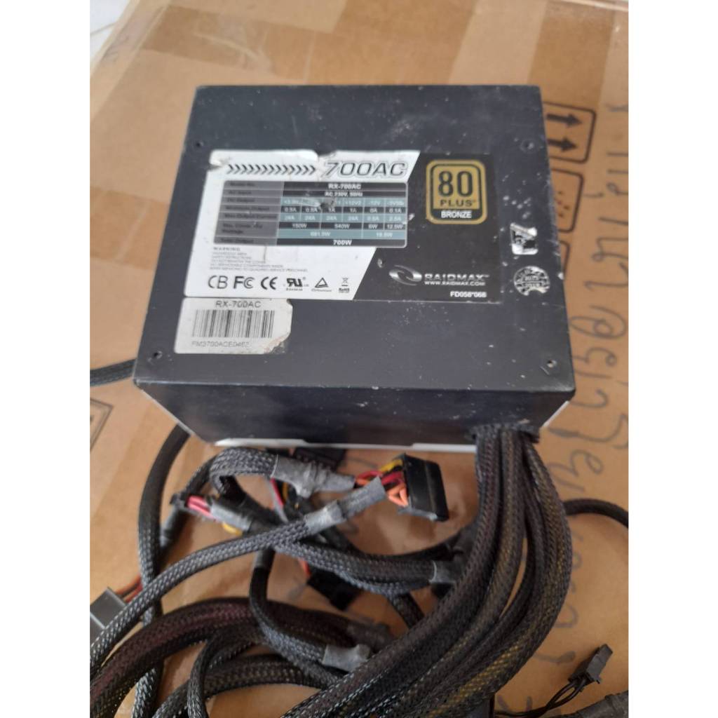 พาวเวอร์ซัพพลาย Raidmax RX-700AC 700w แท้มือสอง | Shopee Thailand